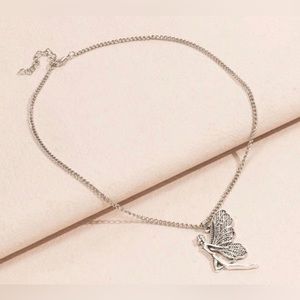 Jewelry | Fairy In Flight Silver Scale Wing Faerie Sprite Pixie Fay ...